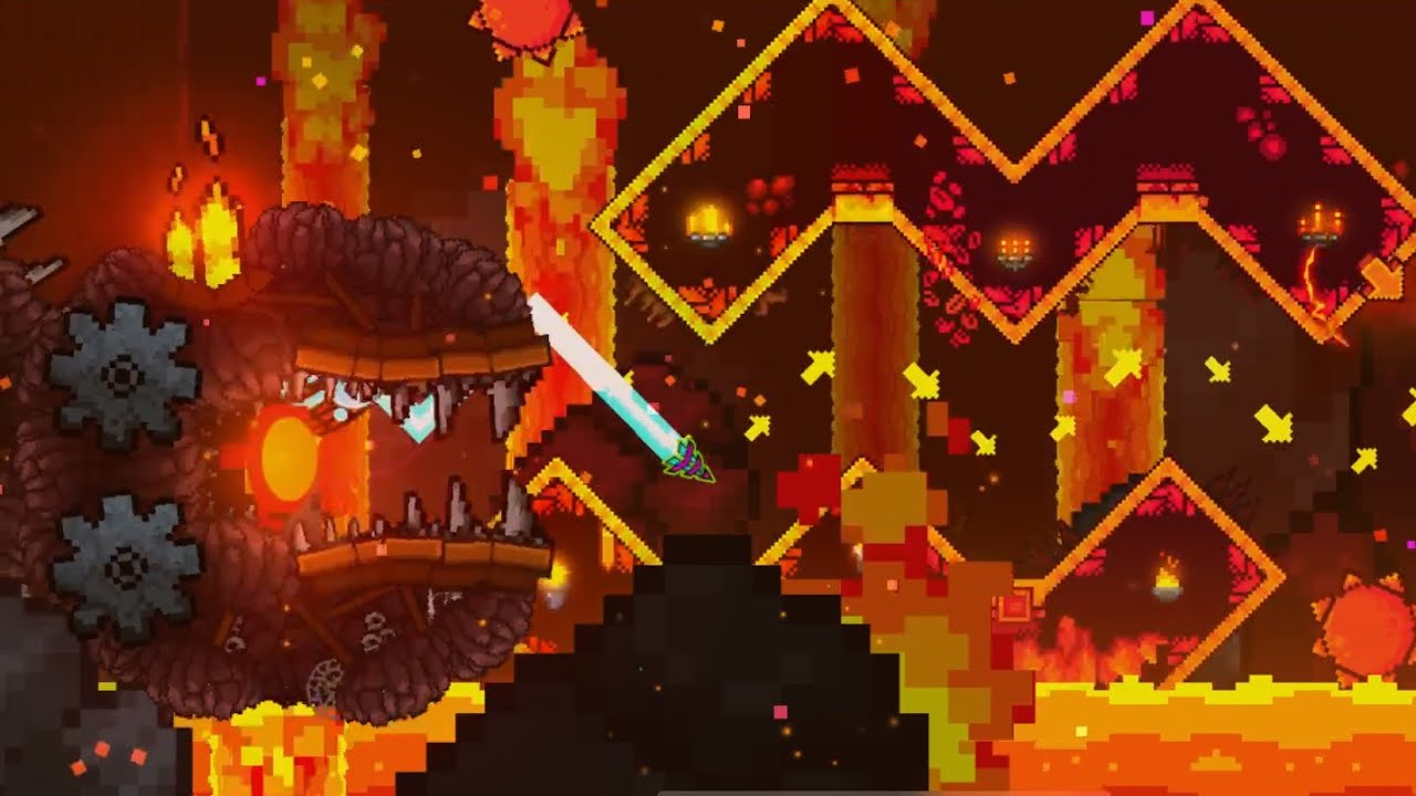 Infernal Shockwave 100% (médium Demon) - by v99 a Geometry Dash 2.2 ...