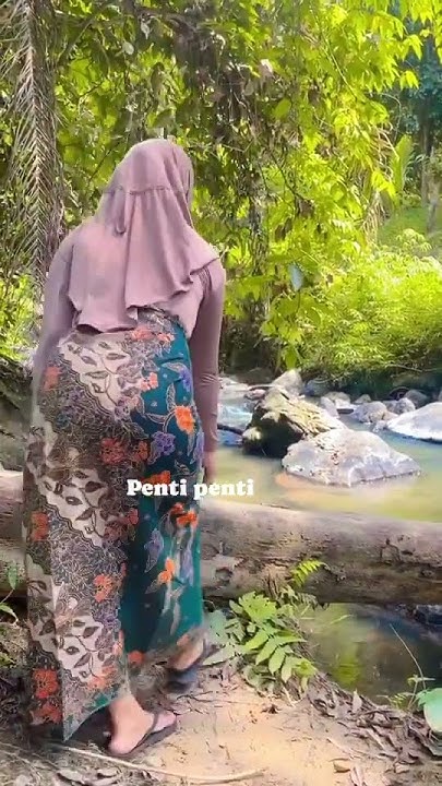 #mandisungai #gadisdesa #shortsfeed #shorts #viral #cute #waterfall #humor #outfit #dress # ...