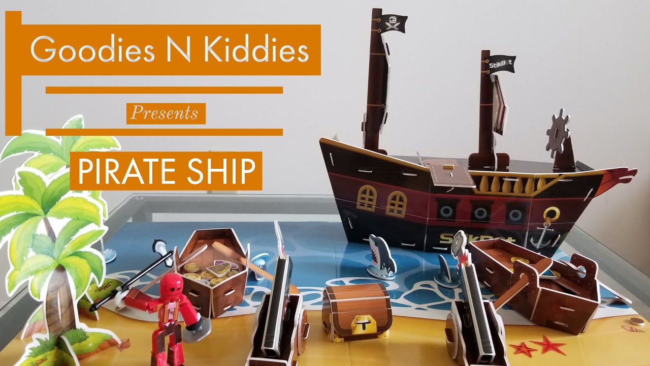 Stikbot Pirate Ship for Kids - YouTube