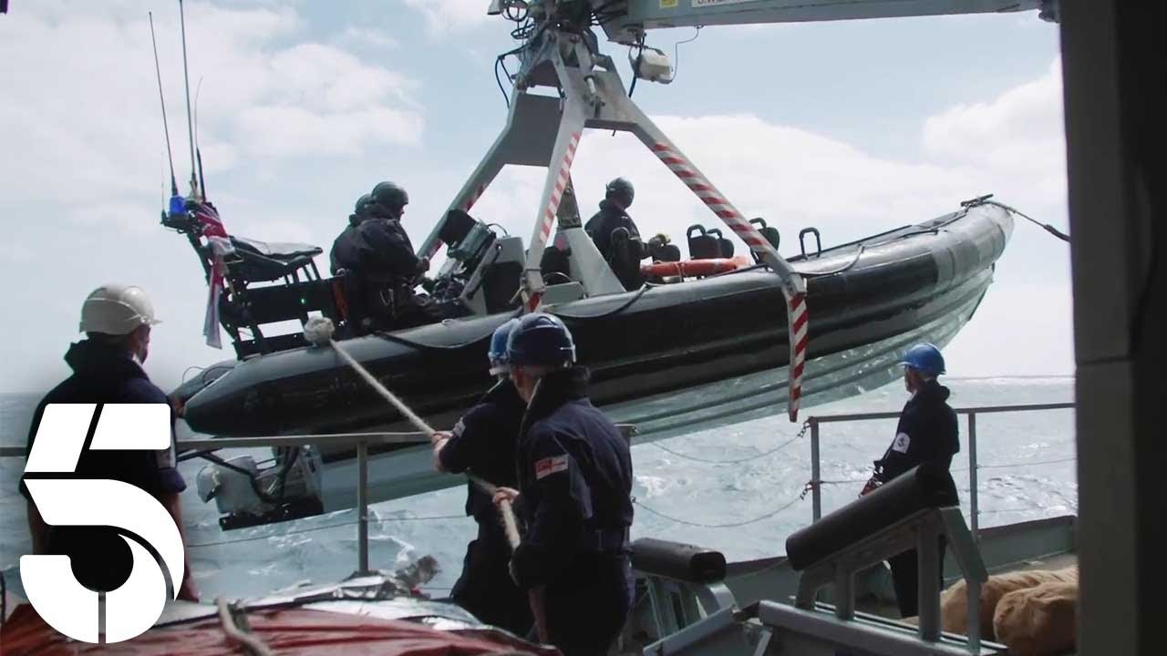 Man Overboard! HMS Duncan Seaman Is Knocked Overboard | Warship: Life ...