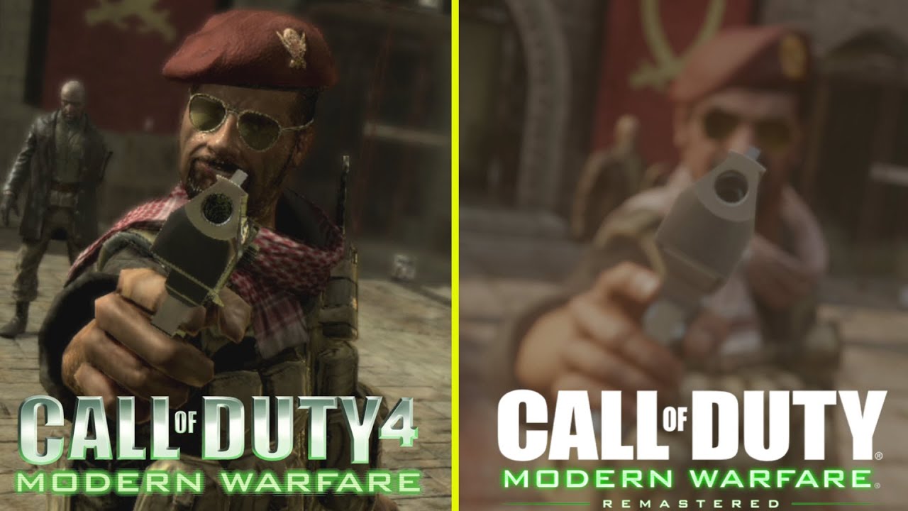 Call of Duty Modern Warfare Remastered vs Original - The Coup - Full ...