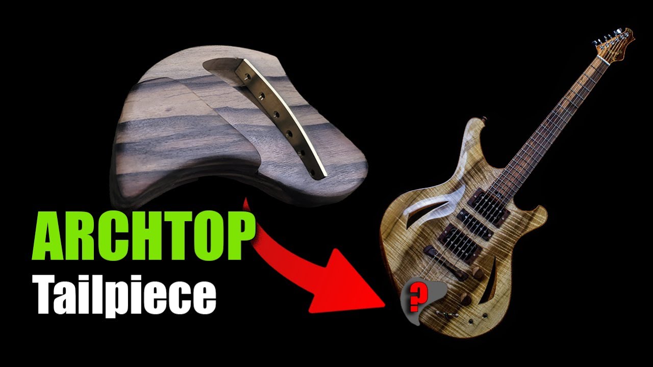 Handmade Archtop Guitar Tailpiece - YouTube