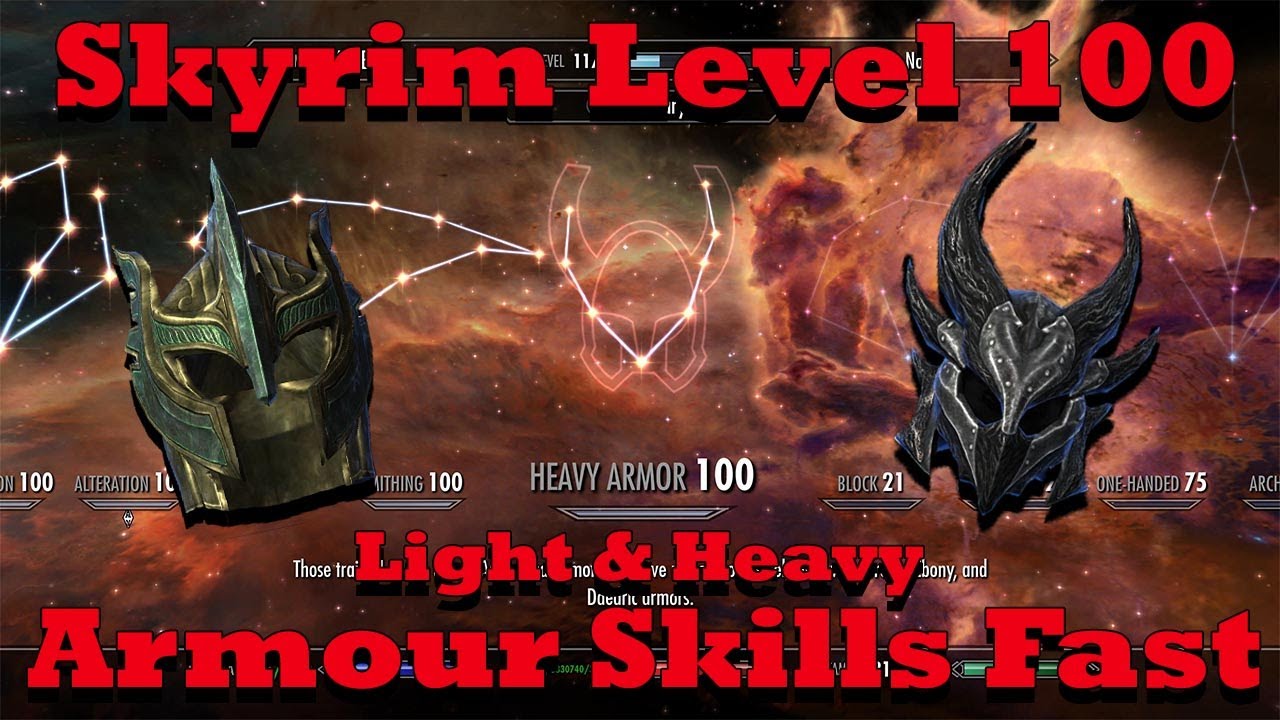 Skyrim - Level 100 Armor Fast - YouTube