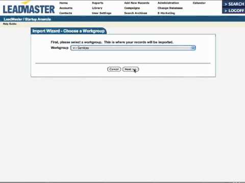 3-Getting Your Data into LeadMaster.wmv - YouTube