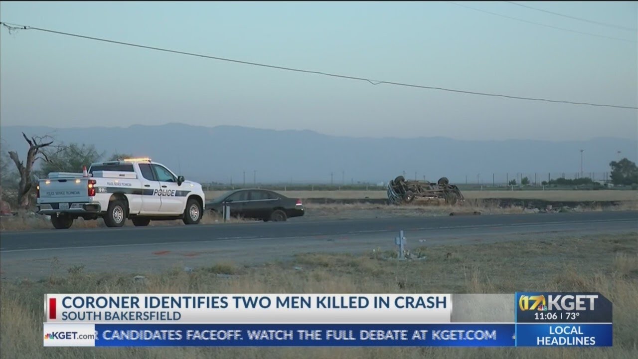 Coroner identifies two men killed in wreck - YouTube