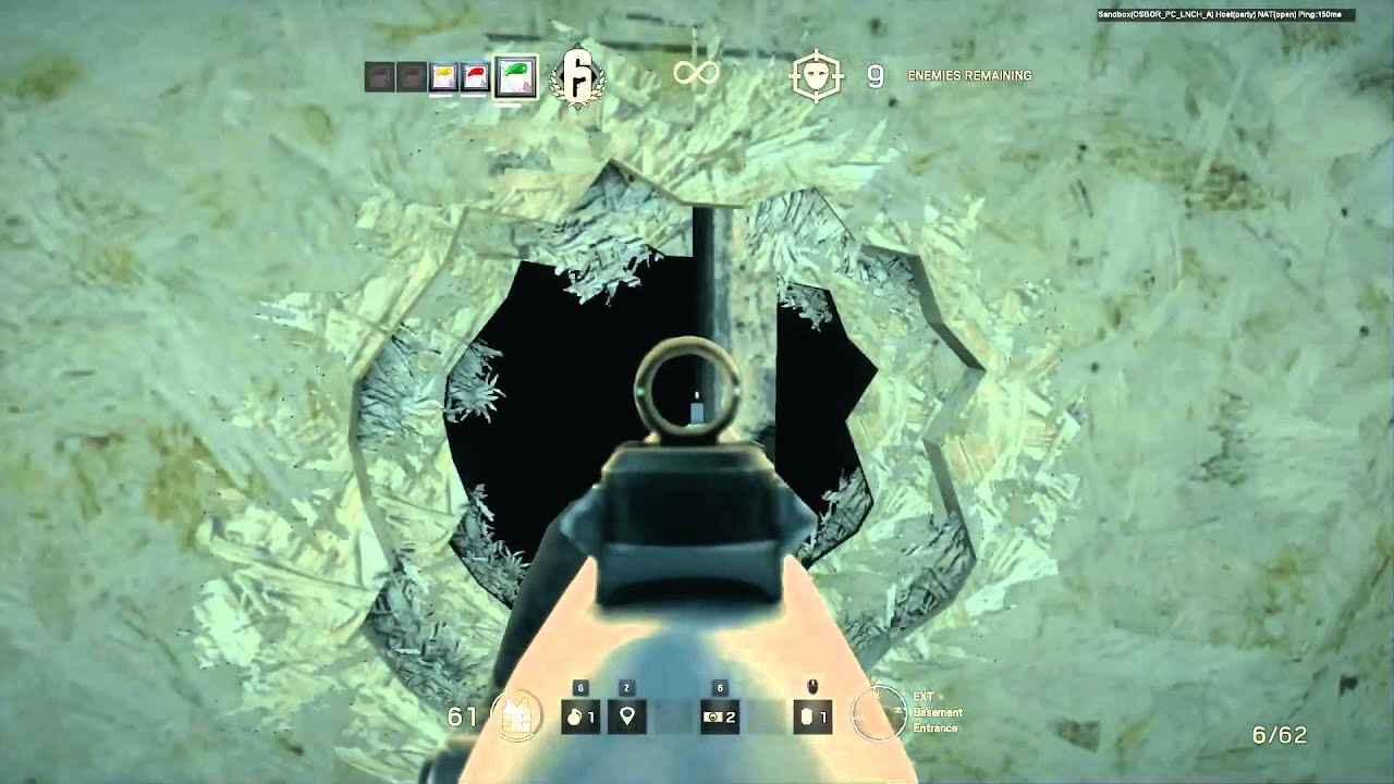 rainbow six siege beta gameplay - YouTube