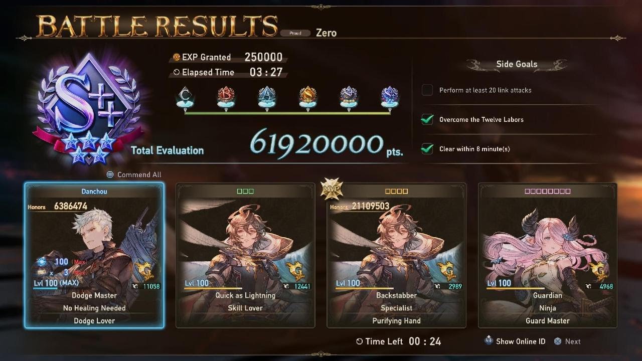 Granblue Fantasy Relink (PS5) - Lucilius Zero - Coop Speedrun in 3:27 ...