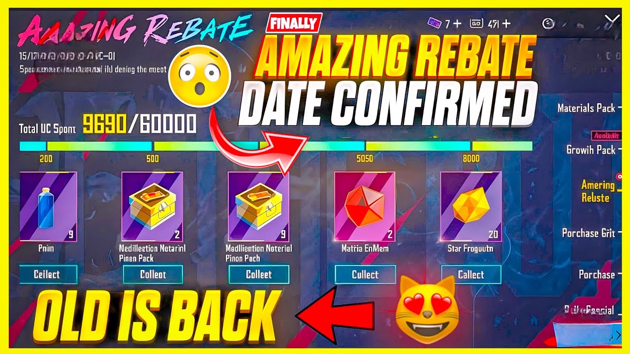 Next Amazing Rebate is Here - Pre Order Last Day - Pubg Mobile - YouTube