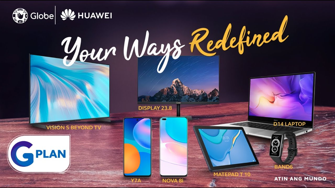 Enjoy exclusive bundles from Huawei with GPlan - YouTube