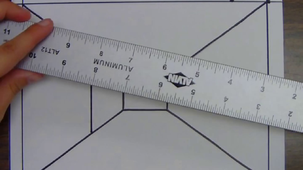 one point perspective door - YouTube