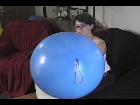 popping balloons and smoking with long nails