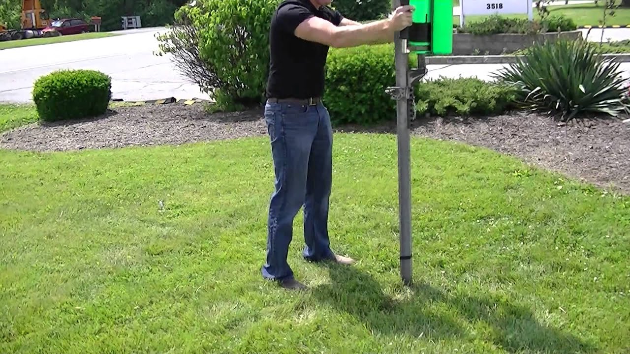 New Electronic Fuel Injected Propane Hammer Post Driver. - YouTube