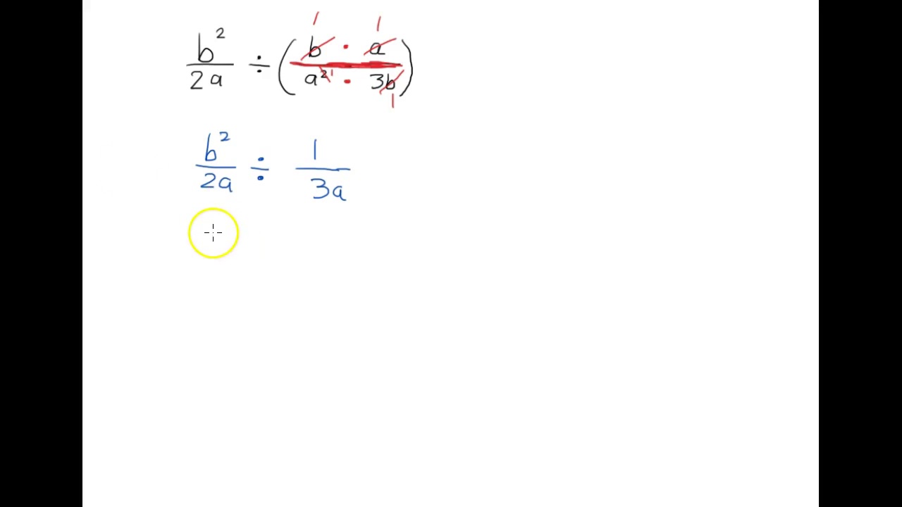 Order of Operations with Rational Expressions - YouTube