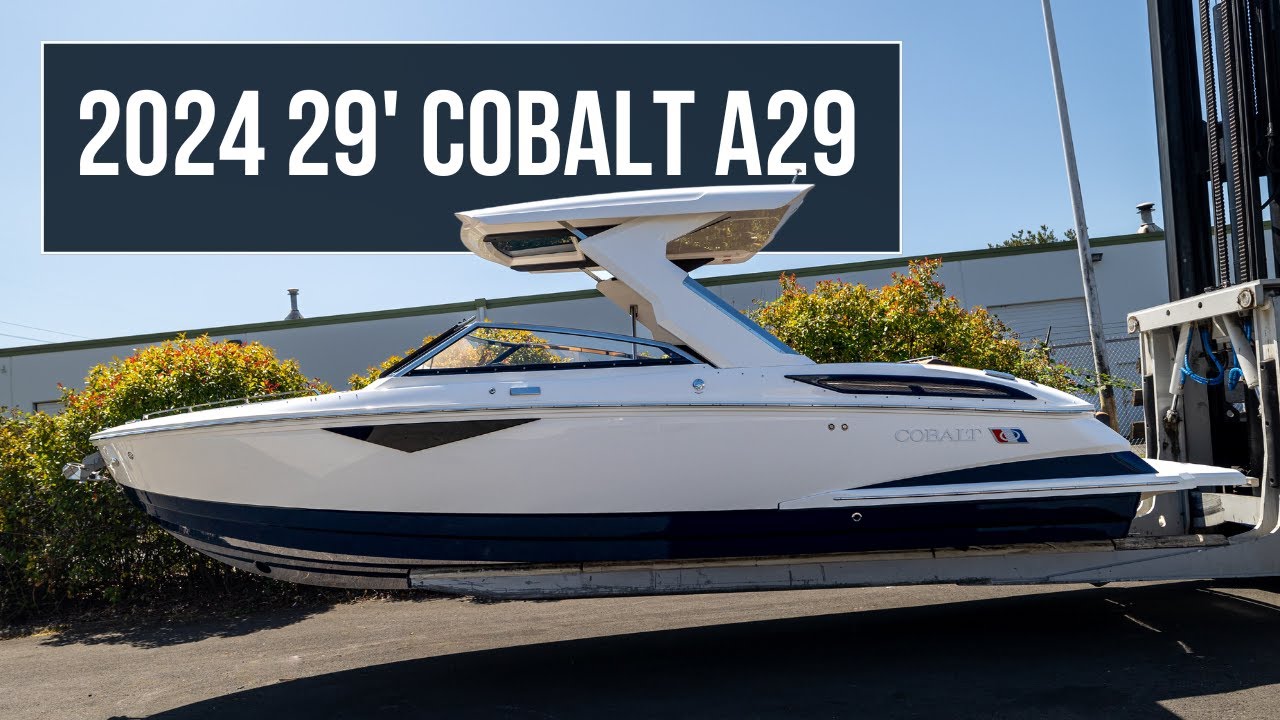 FOR SALE: NEW 2024 29' Cobalt A29 (Stock number: A9023J324) - YouTube