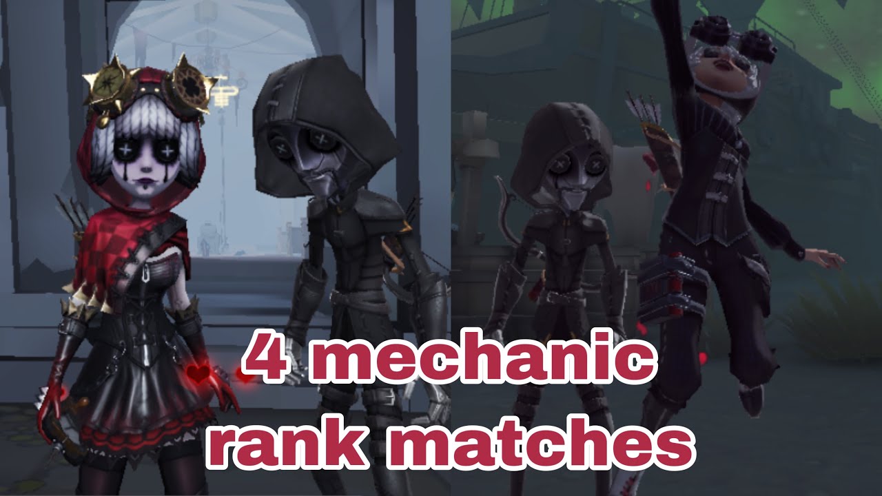 [identity v] 4 legendary mechanic rank matches ( finally got quiver ...