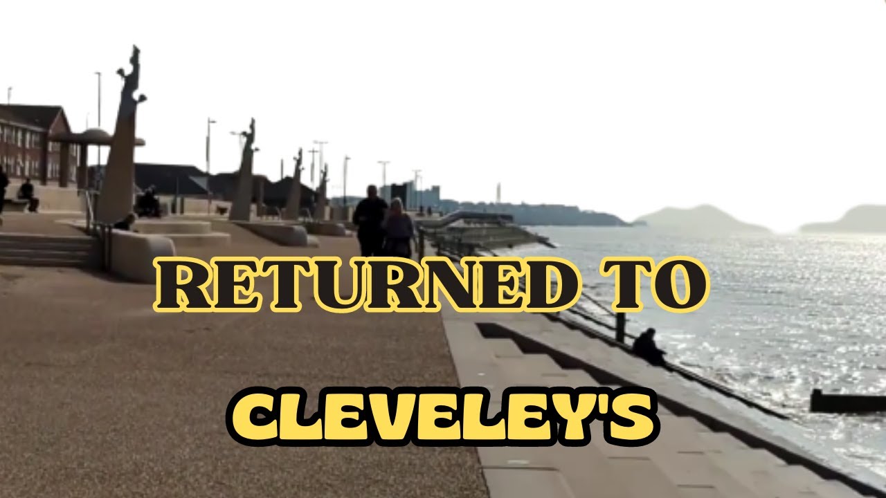 Exploring CLEVELEYS Beach and Town - YouTube