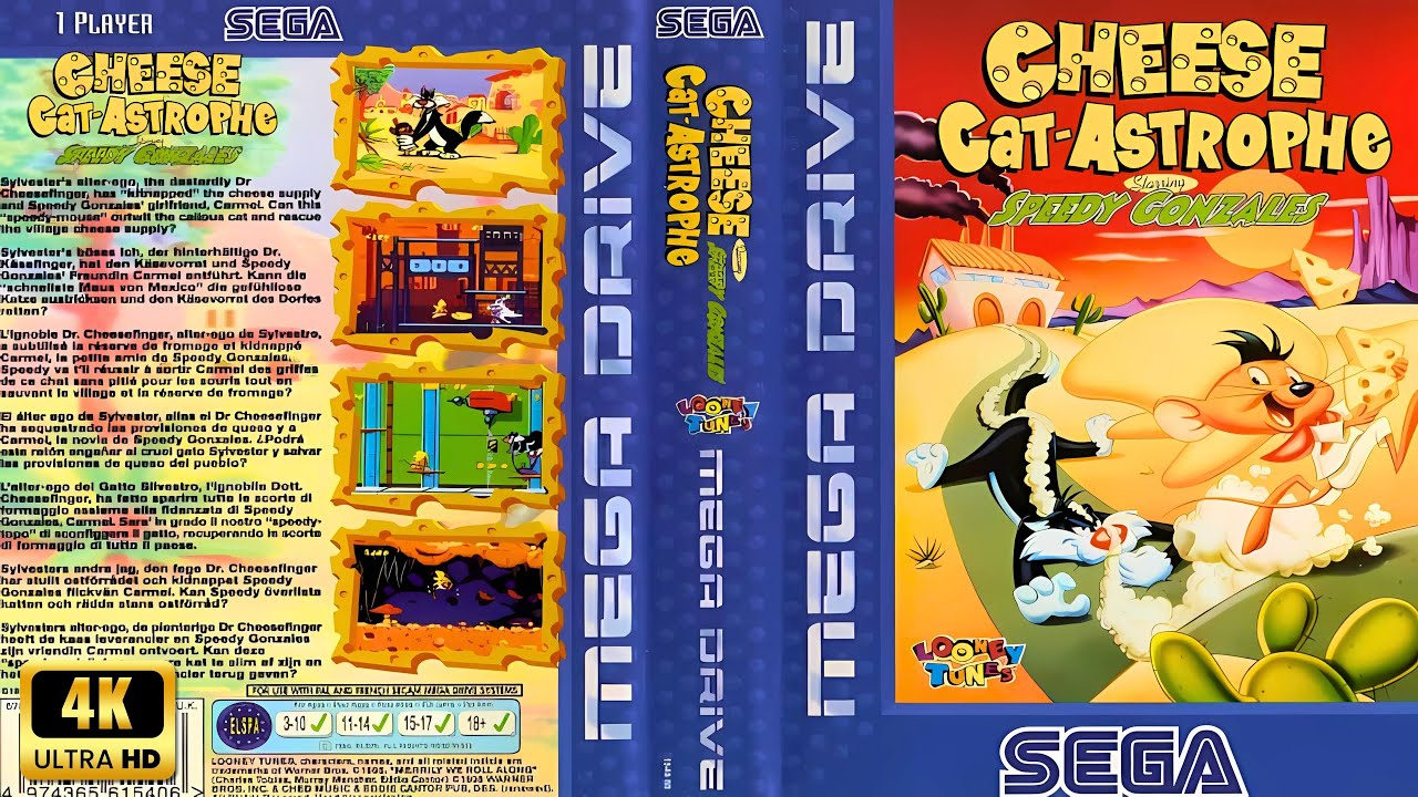 [SEGA Genesis Music] Cheese Cat-Astrophe Starring Speedy Gonzales (Full ...