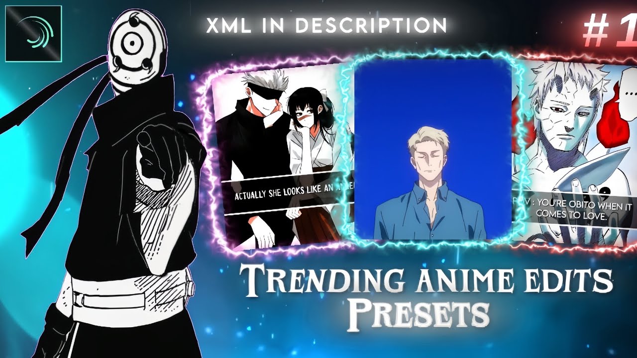 3 trending anime edits preset | link in description | #anime # ...