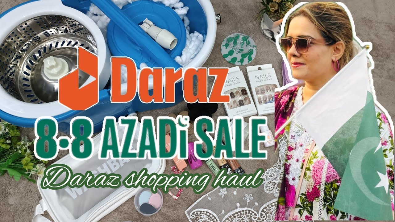 Daraz Shopping Haul 🛍️🛒/Daraz Azadi Sale 2024🇵🇰/Vlogger Fatima - YouTube