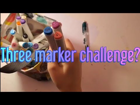 The 3 marker challenge. - YouTube