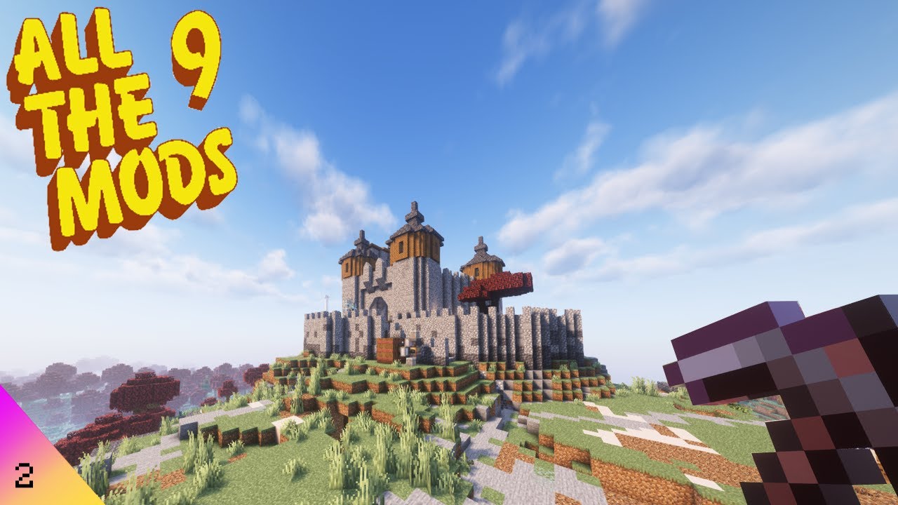 All the Mods 9 (2) | Dragon Hunting, Castle Building and Creative ...