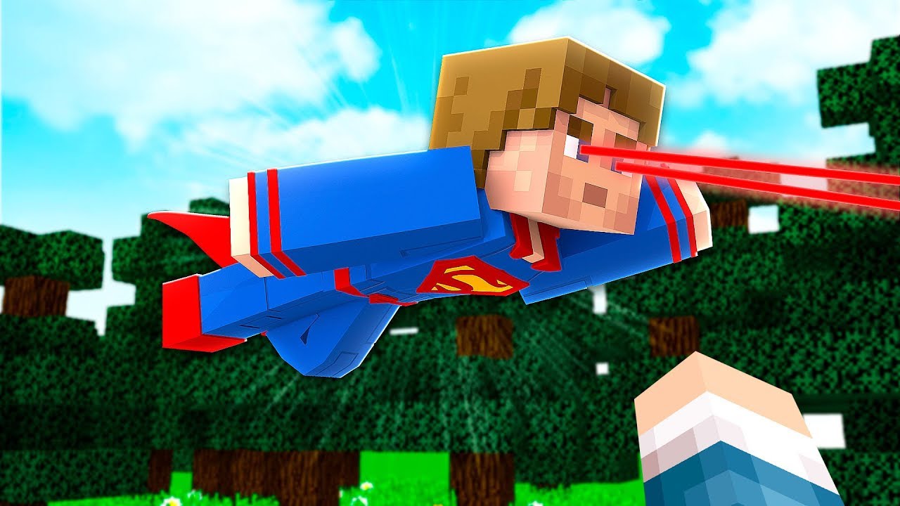 JE DEVIENS UN SUPER HÉROS SUR MINECRAFT ! Superman - YouTube