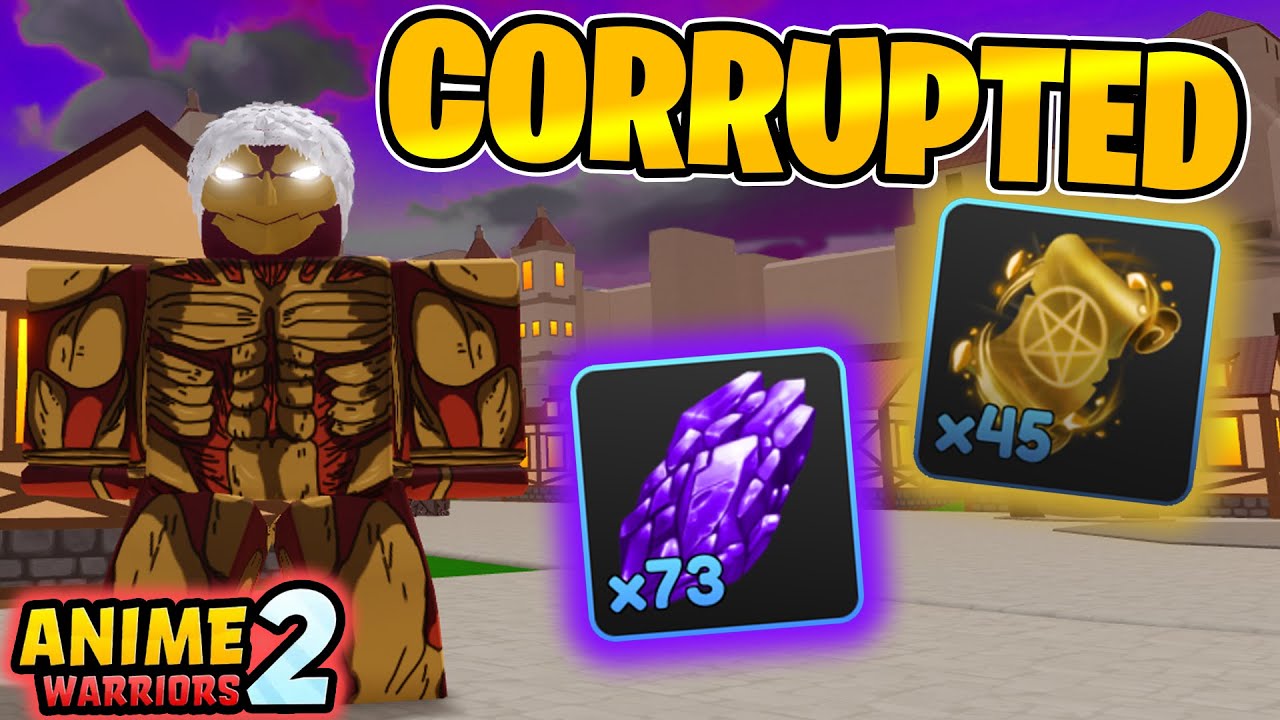 Corruption Event is Mega OP Now! Anime Warriors Simulator 2 - YouTube