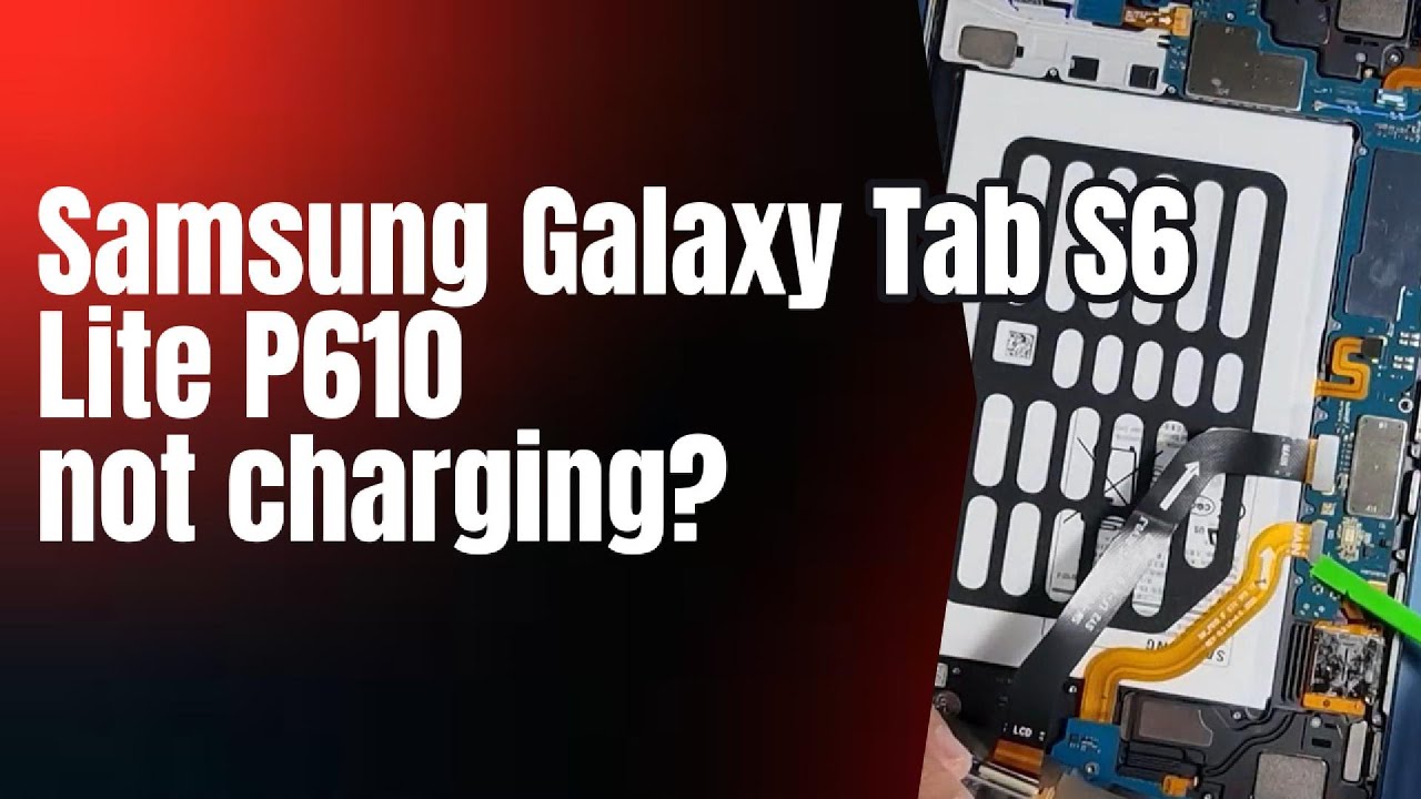 Samsung S6 Lite not charging ( P610 ) - YouTube