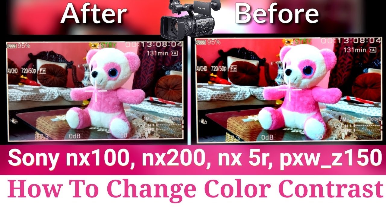 How To Adjusting Color contrast Black Level/Black Gamma/Knee For Sony ...