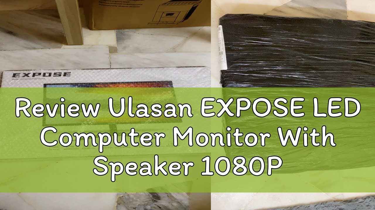 Review Ulasan EXPOSE LED Computer Monitor With Speaker 1080P 75HZ ...