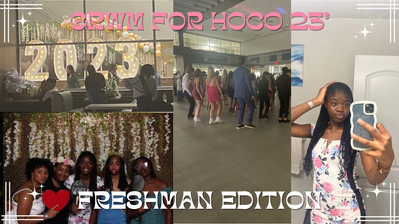 GRWM FOR HOCO 23' FRESHMAN YEAR | JEJE MESSAN - YouTube