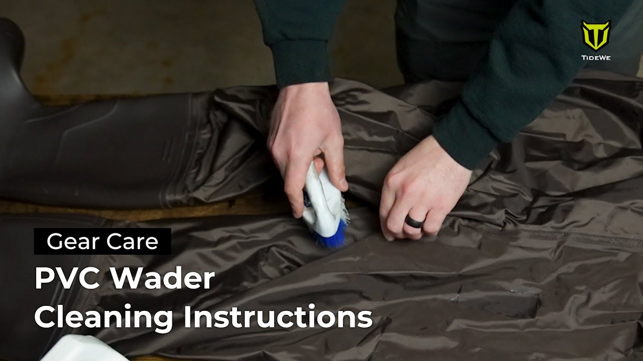 TideWe Gear Care | PVC Wader Cleaning Instructions - YouTube