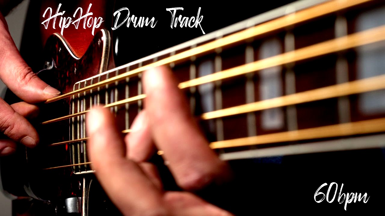 HipHop Drum Backing Track - 60 BPM - YouTube