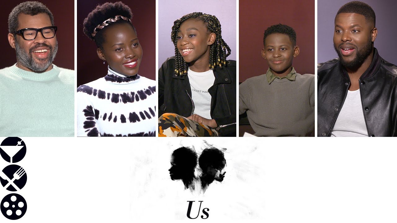 US (2019) Interview with Jordan Peele, Lupita Nyong'o, and the Cast ...