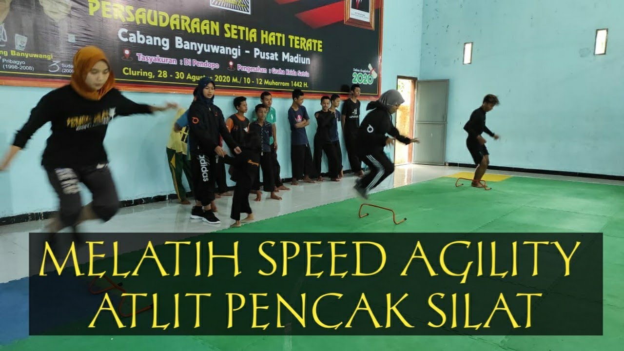 MELATIH SPEED AGILITY (KECEPATAN & KELINCAHAN) ATLIT PENCAK SILAT - YouTube