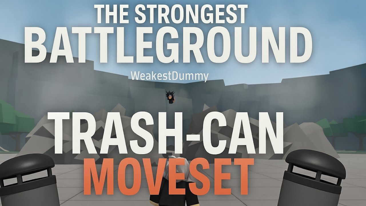 *NEW*💪Roblox tsb script |Trash can man moveset| Throw INF trash cans ...