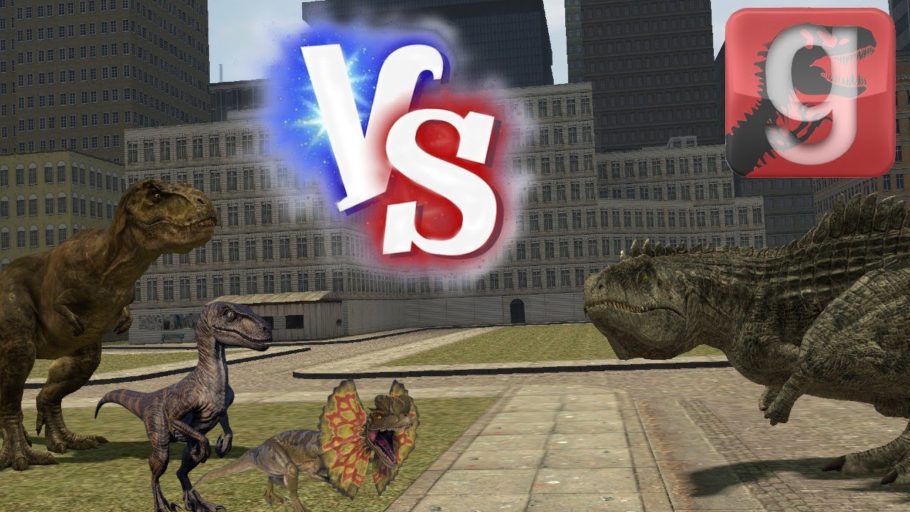 Jurassic World Dinosaur Nextbots Garry's Mod Showcase Dinosaur Battles ...
