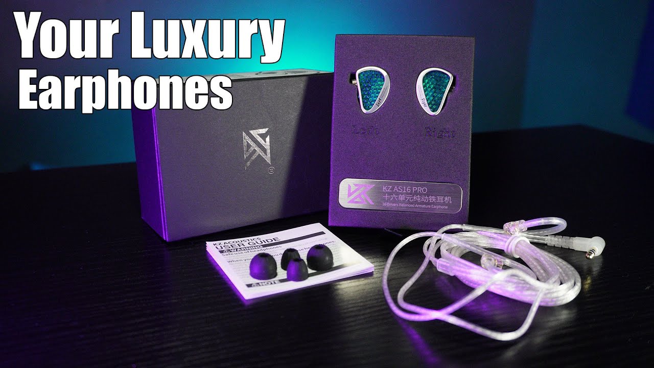 Kz AS16 pro earphones (full review) - YouTube