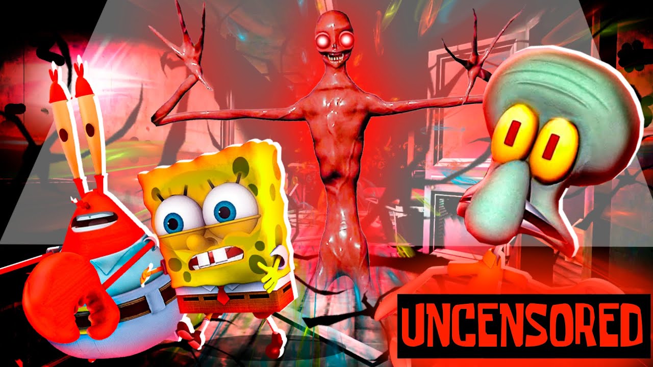 MONSTER SANDY Hunts SpongeBob in HIDE & YEET! [UNCENSORED] - YouTube
