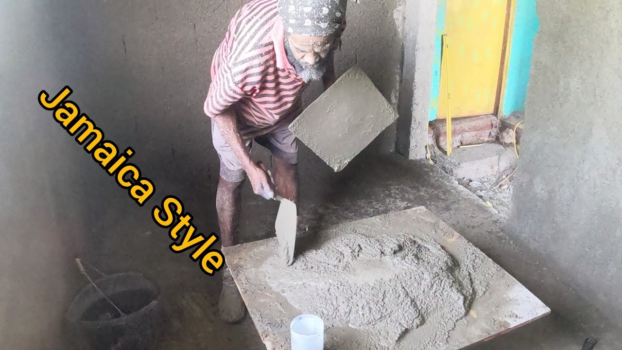 roughcasting out the kitchen(PART1) - YouTube