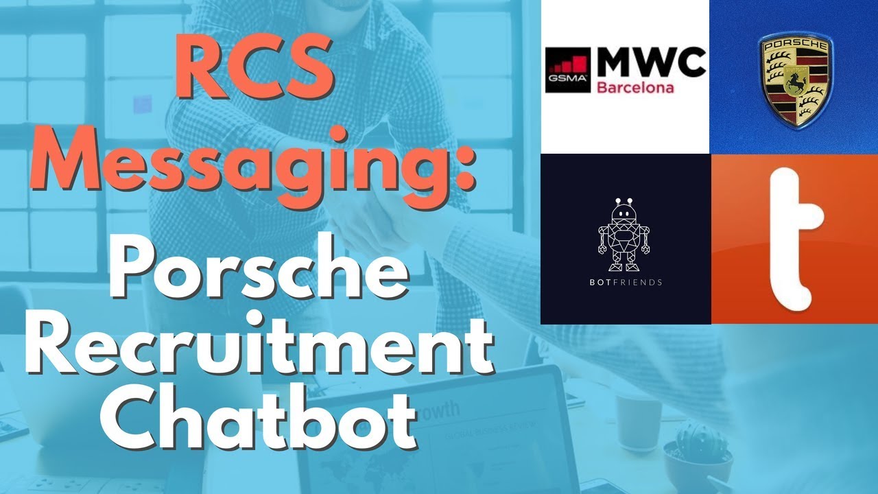 RCS Messaging: Porsche Recruitment Chatbot from BOTfriends - YouTube