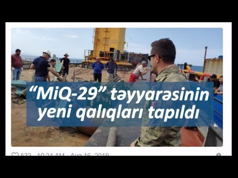 “MiQ-29” təyyarəsinin yeni qalıqları tapıldı