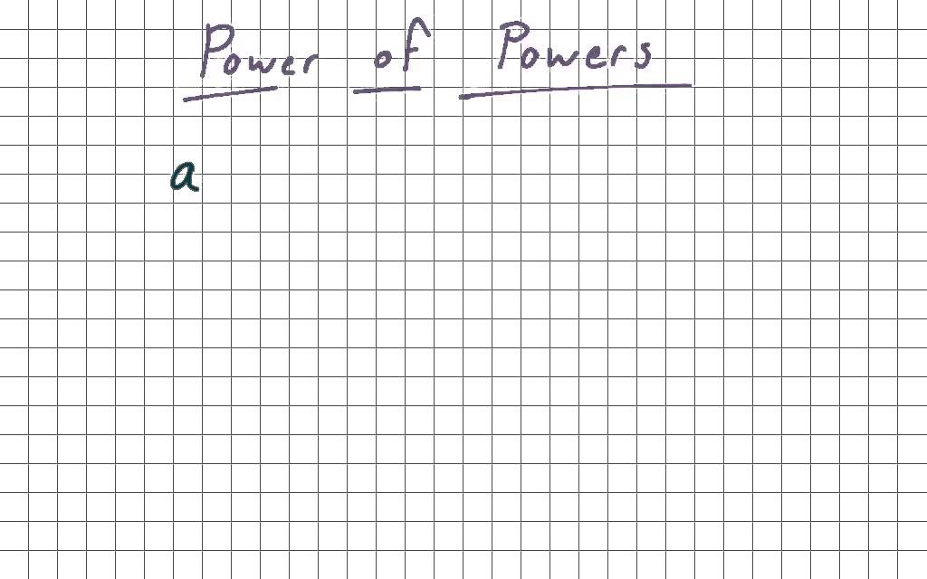 Properties of Exponents: (Video 3) Power of Powers - YouTube