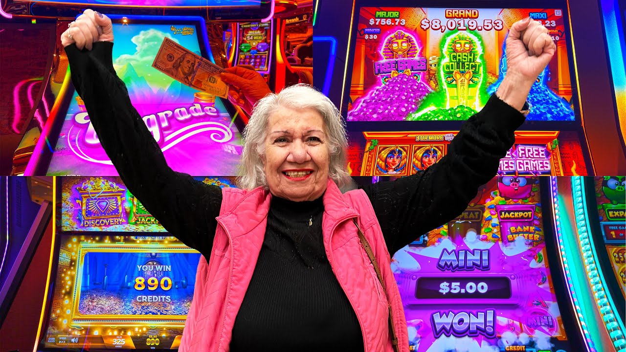 JANUARY JACKPOTS! VEGASLOWROLLER MOM - YouTube