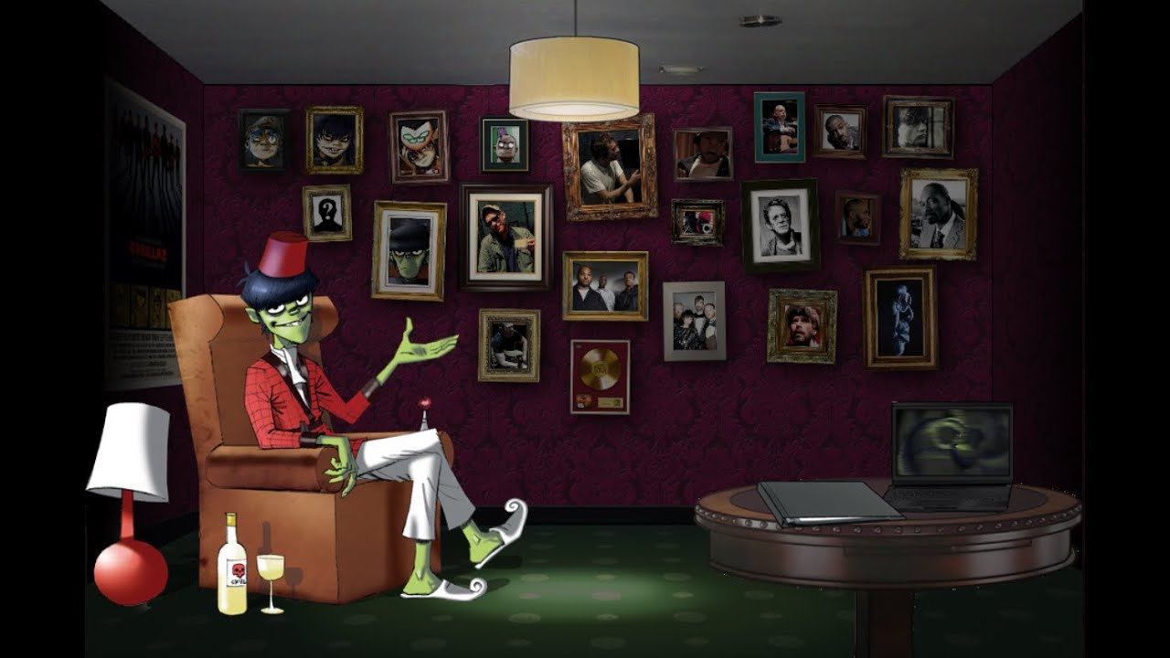 Restored Murdoc's Club-Room from Gorillaz Plastic Beach website - YouTube