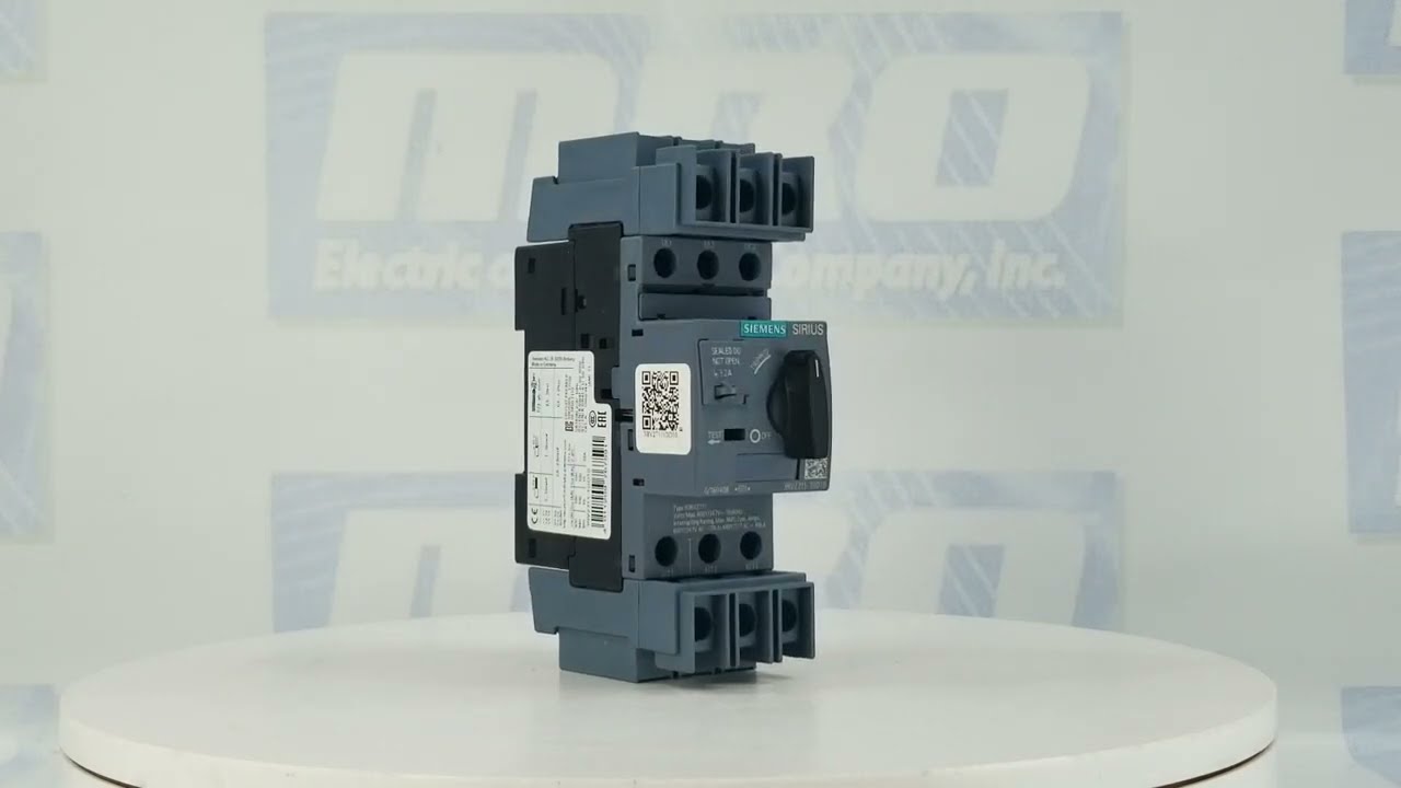 SIEMENS 3RV2711-1DD10 MRO ELECTRIC PRODUCT VIDEO - YouTube