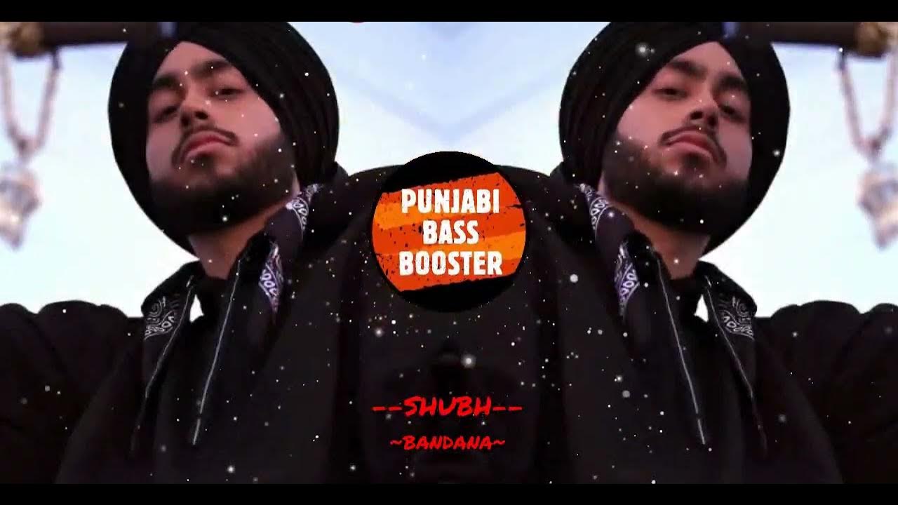 BANDANA - Shubh | Bass Boosted | Punjabi Bass Booster | Latest Punjabi ...