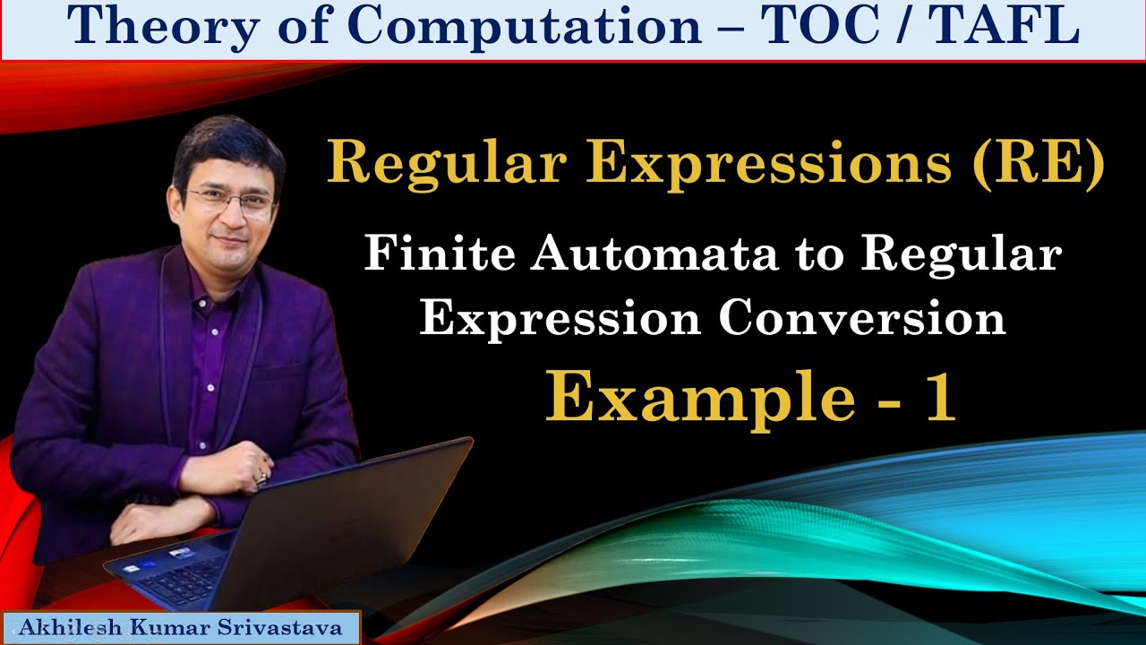 Finite Automata to Regular Expression || Arden's Theorem - Example 1 ...