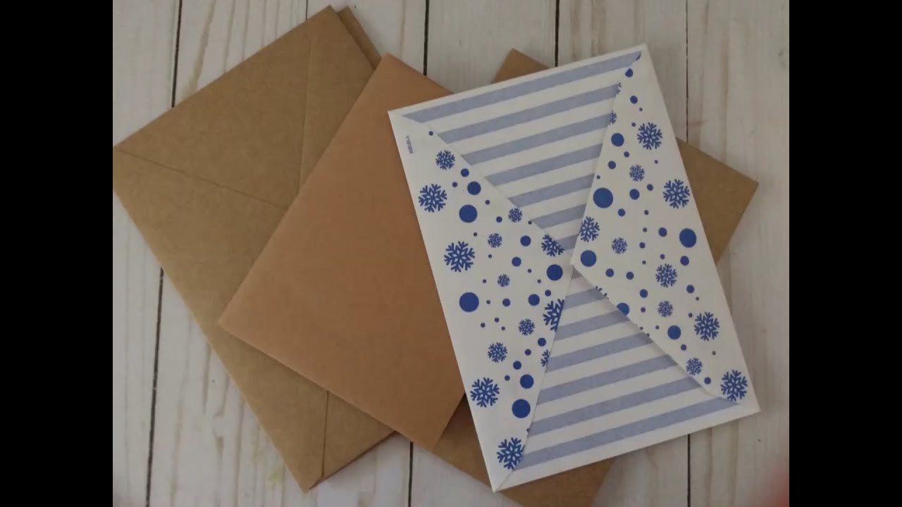 Envelope Journal Tutorial - YouTube