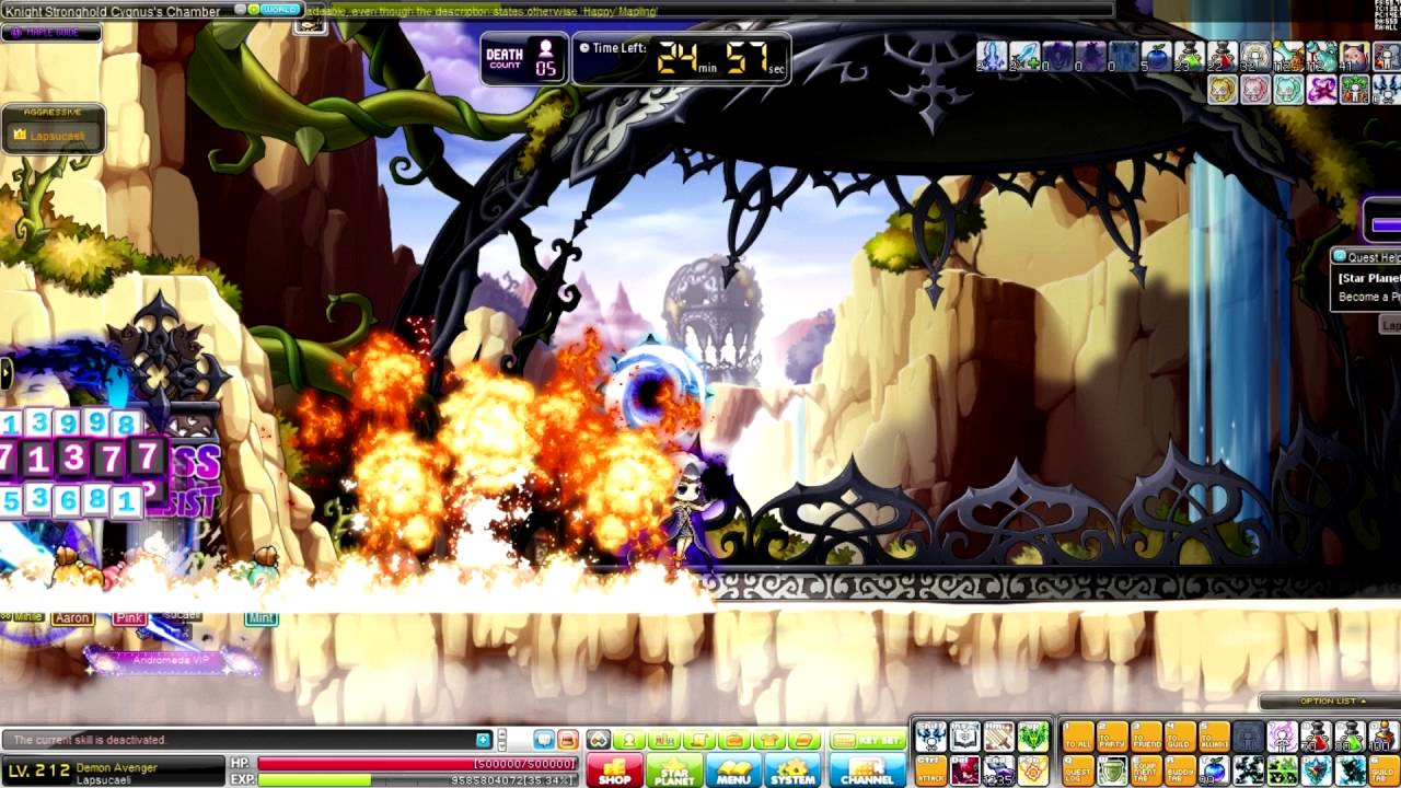 [Maplestory Europe] Demon Avenger Empress Solo - YouTube